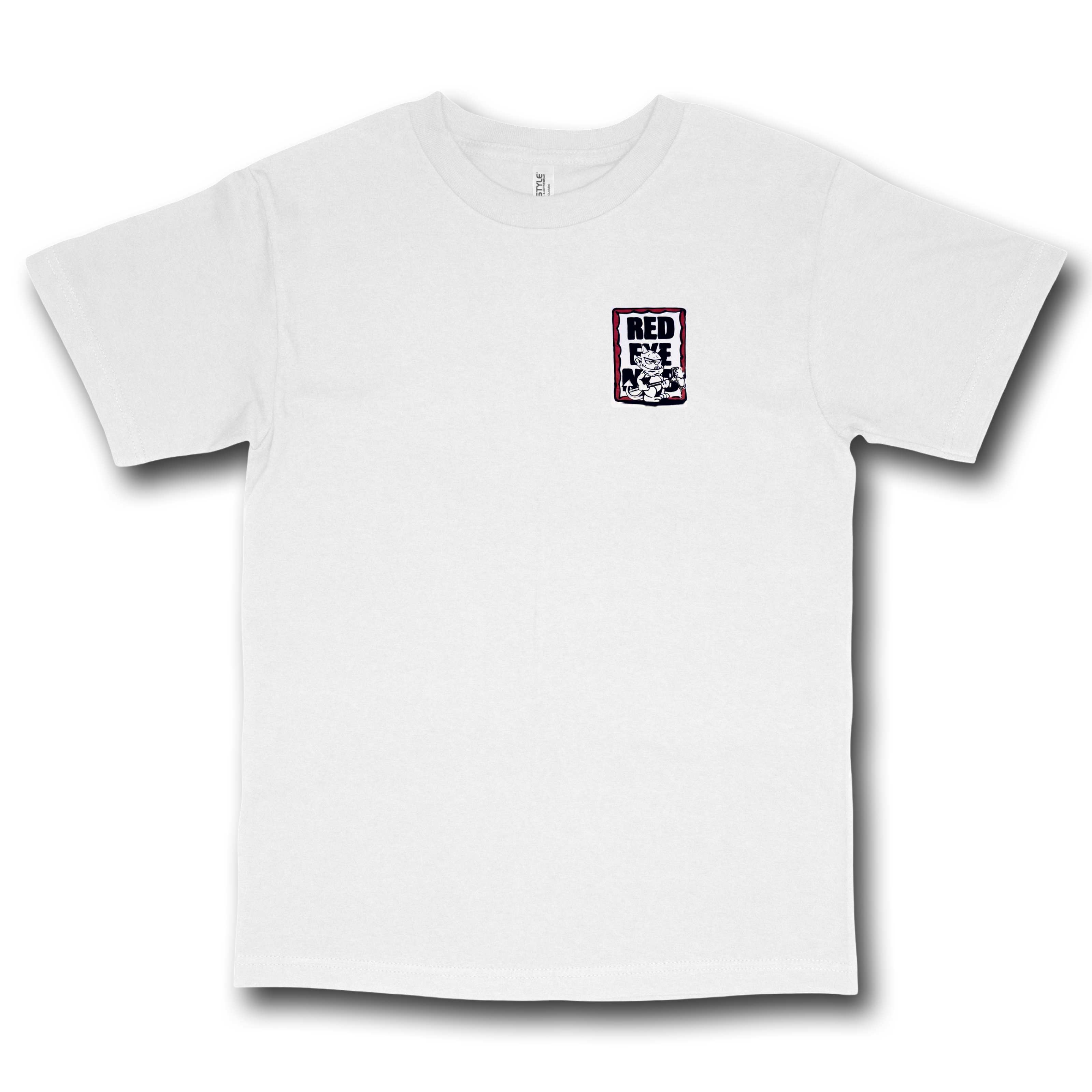 Polo Cutty Box Logo Tee – Red Eye Mob